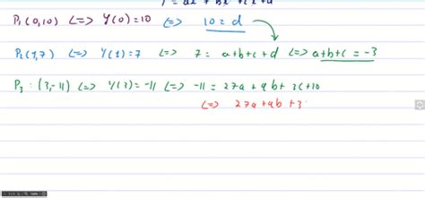 Find The Coefficients A B C And D So That The Curve Shown In The Accompanying Figure Is The