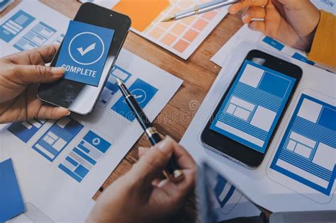 Ux Ui And Programming Development Technology Stock Image Image Of Backend Html 355340759