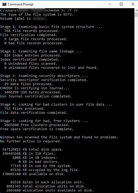 Windows Reporting Wrong Hard Disk Free Space Super User