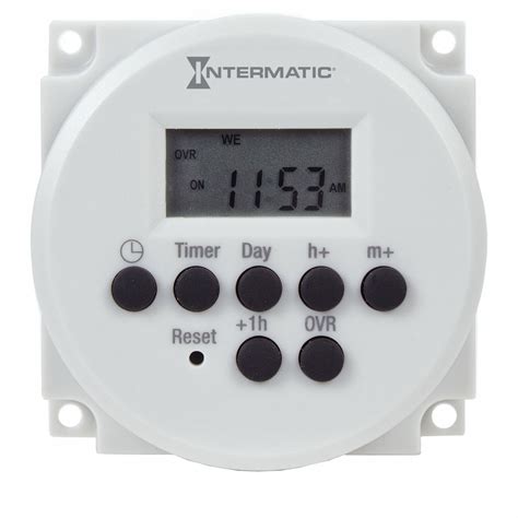 Intermatic 24 Hr Spdt Electronic Timer 818ah2fm1d20a Lv 8 Grainger