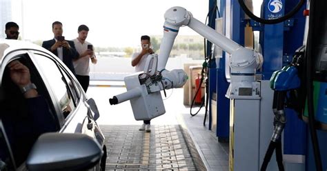 Adnoc Distributions Ai Powered Robotic Pump Attendant Turns Heads
