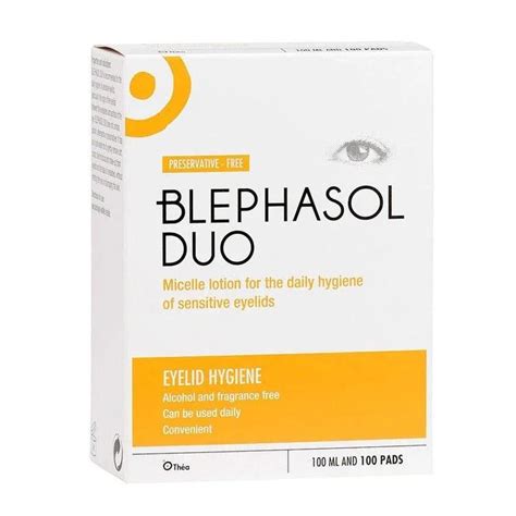 Blephasol Duo 100ml And 100 Cotton Pads Blepharitis Easymeds Pharmacy