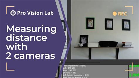 Measuring Distance With 2 Cameras Pro Vision Lab Youtube