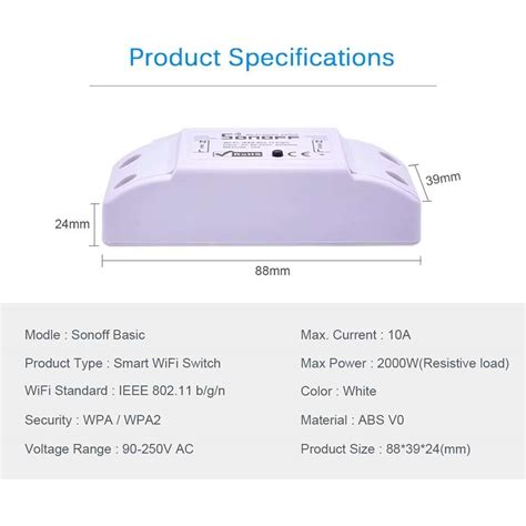 Sonoff Basic Switch Iotwebplanet Com
