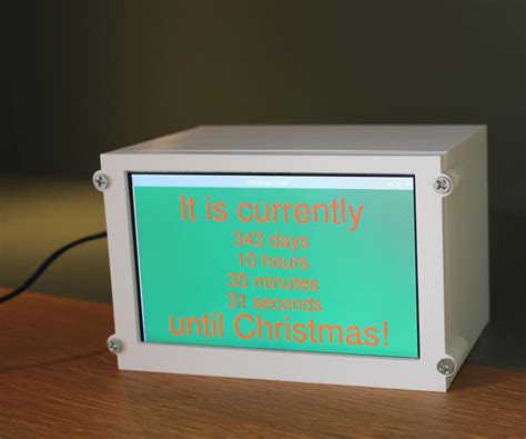Christmas Countdown Clock 6 Steps With Pictures Instructables
