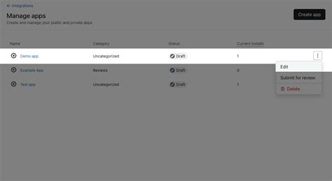 Manage Your App
