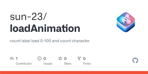Github Sun 23loadanimation Count Label Load 0 100 And Count Charactor
