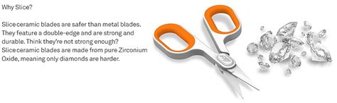 Slice 10546 Small Pointed Scissors Comfortable Scissors With Pointed Tips And Finger Friendly