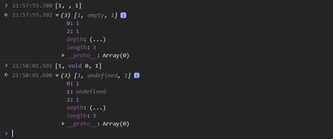 Why Are Arrays With The Same Syntax Defined Differently Javascript
