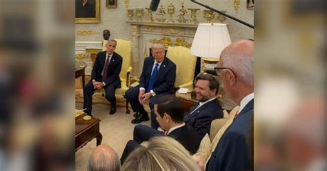 Donald Trumps Massive Cankles Seen During Canada Prime Minister Meeting