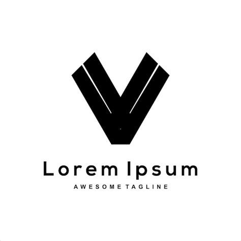 Free Vector Letter Silhouette Logo