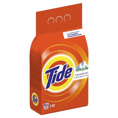 Стиральный порошок Tide Альпийская свежесть - «Качественный порошок ...