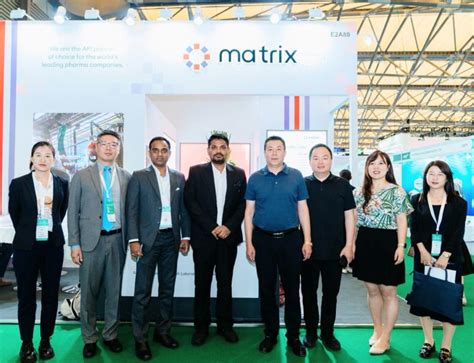Matrix Pharma Corp Was Proud To Participate In Cphi China One Of The