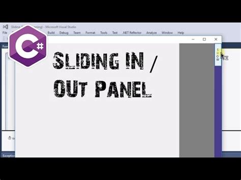 C Sliding IN Out Panel YouTube