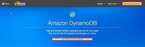 Dynamodb Configure Aws Dynamo Db From Web Server Through Python Get