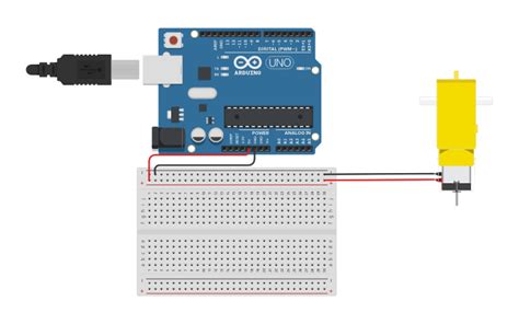 Circuit Design Exemple Of Motor Dc Arduino Tinkercad
