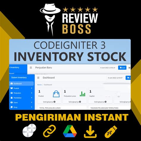 Jual SOURCE CODE PROGRAM PERSEDIAAN STOK BARANG GUDANG INVENTORY STOCK WAREHOUSE ORDERS INVOICE