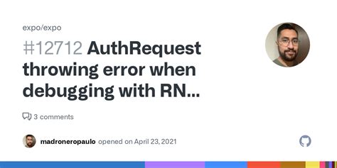 Authrequest Throwing Error When Debugging With Rn Debugger · Issue