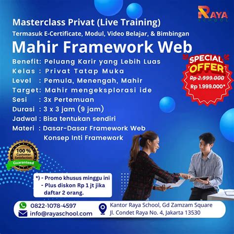 Kursus Framework Web Menjadi Developer Situs Profesional