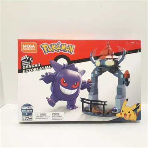 Mattel Mega Construx Pok Mon Gengar Ectoplasma Pieces Gfv New