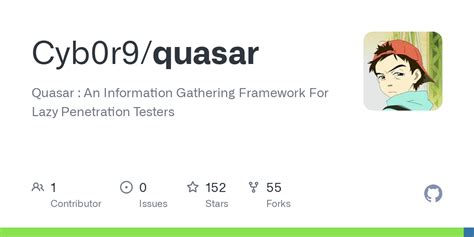 GitHub Cyb R Quasar Quasar An Information Gathering Framework For Lazy Penetration Testers