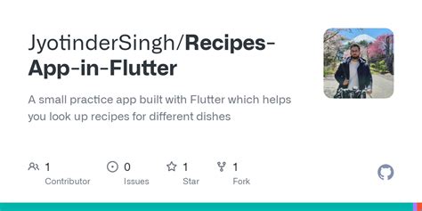 GitHub JyotinderSingh Recipes App In Flutter A Small Practice App Built With Flutter Which