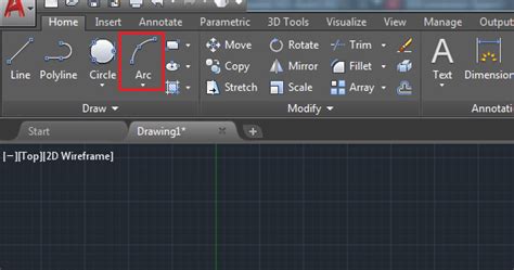 BroodaCAD How To Create An Arc In AutoCAD