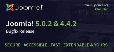 Joomla 502 And 442 Bug Fix Release