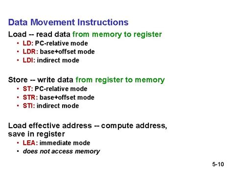 Chapter 5 The Lc3 Instruction Set Architecture Isa