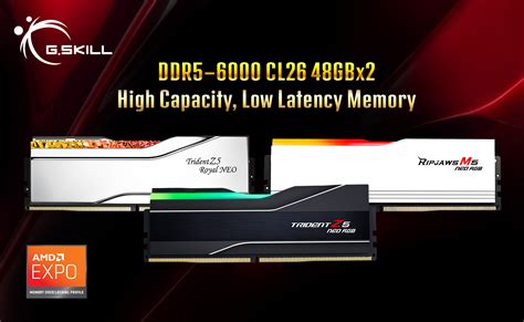 Gskill Debutuje S Vysokou Kapacitou Cl26 Ddr5 6000 Mts Pamäťová