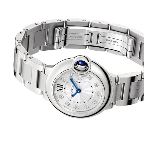 Cartier Ballon Bleu De Cartier Watch 28mm Quartz Movement Steel