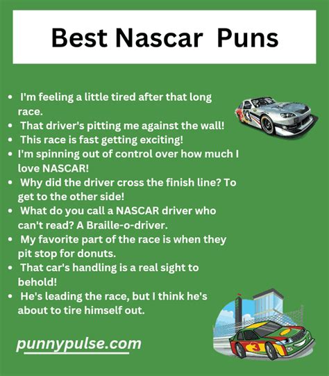 Racing Wit 180 Hilarious Nascar Puns
