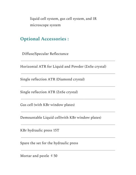 Ftir Spectrometer Pdf