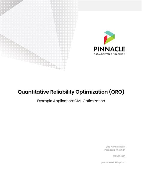 Cml Optimization Using Quantitative Reliability Optimization