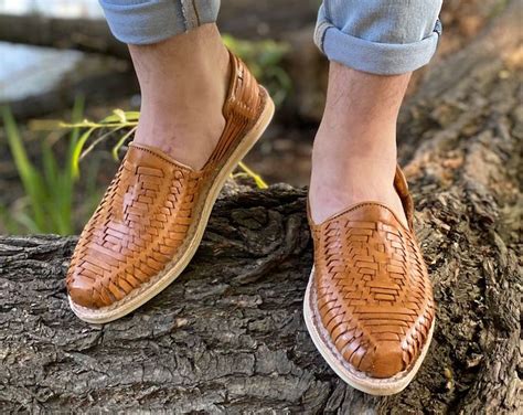 Huaraches Mexicanos Para Hombre Mens Mexican Handmade Leather Sandals