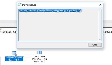 Using Parentheses With Joins No Column Name