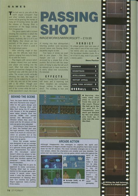 Atari St Passing Shot Scans Dump Download Screenshots Ads Videos
