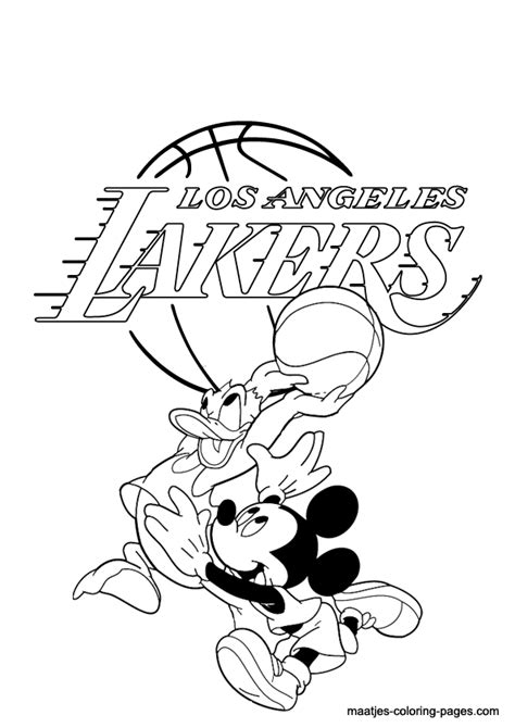 Lakers Logo Coloring Pages