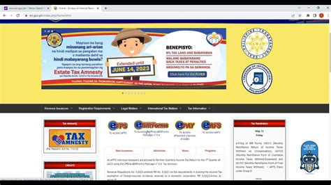 Paano Mag Download Ng Electronic Bir Forms Ebirforms For New And Existing Taxpayers Package V7 9