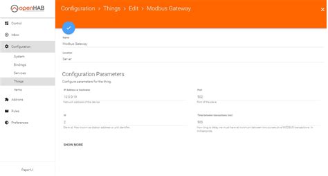 modbus openhab2 binding available for alpha testing page 19