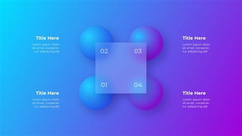 3d 기하학적 모양으로 Glassmorphism 사각형 Infographic 개념입니다 젖빛 유리 효과 흐리게 그라데이션 벡터 배경 그림입니다 프리미엄 벡터