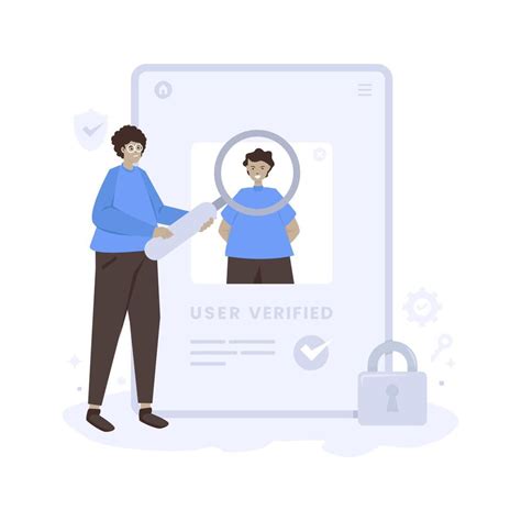 User Verification To Access Permission Illustration 14420442 Vector Art