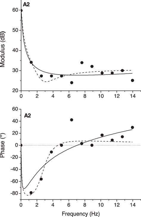 Example Input Impedance Data Closed Circles Of Adult Patient A Download Scientific Diagram