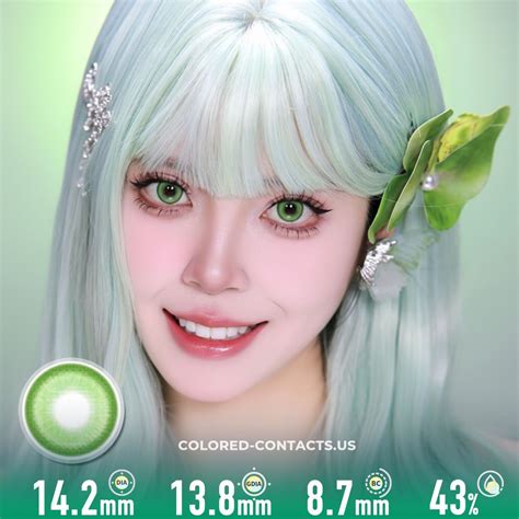 Emerald Jewel Green Contacts 4 Lens Pack Ccus Eyewear Premium Colored Contacts