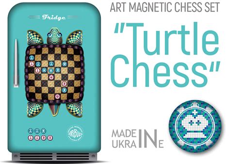 Magnetic Chess Set Turtle Chessboard Unique Chess Set Etsy