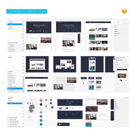 starter sketch ui aurea ui ux