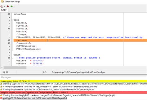 Lazarus 226 Cant Find Unit Fppdf Used By Rxdbgridexportpdf