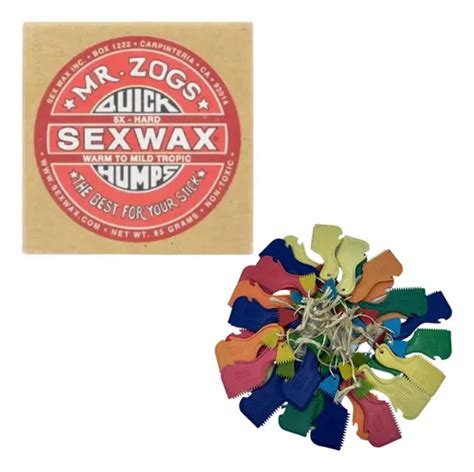 Parafina Sex Wax Quick Humps Sexwax Mr Zogs Raspadores Parcelamento Sem Juros