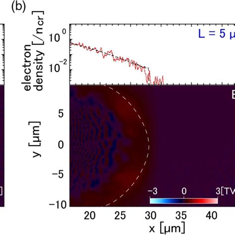Pic Simulation Results For The Distribution Of The Electric Field E X