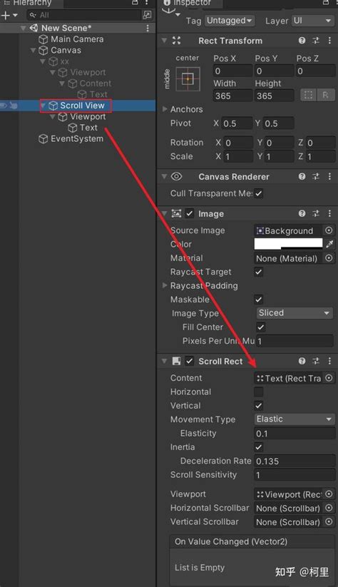 UnityScrollView划不动滑不到底的问题 知乎